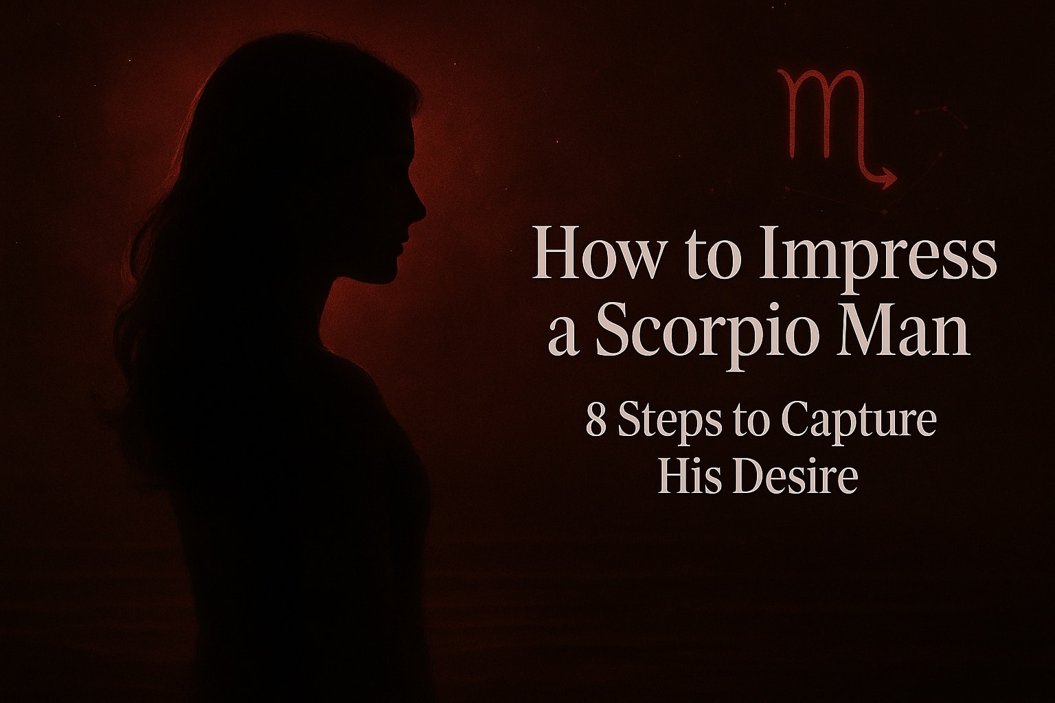 How to Impress a Scorpio Man: 8 Steps to Capture His Desire