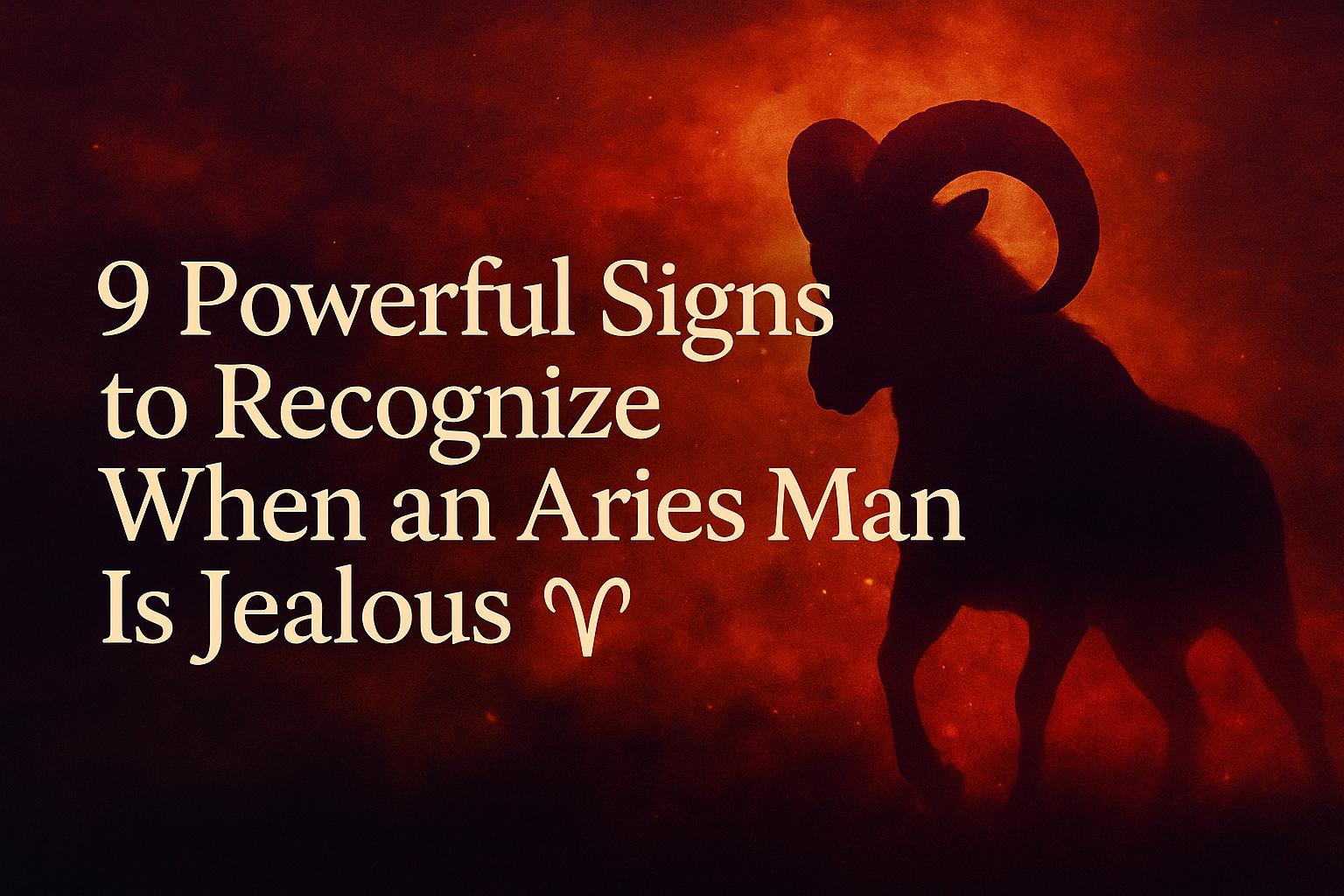 9 Powerful Signs to Recognize When an Aries Man Is Jealous