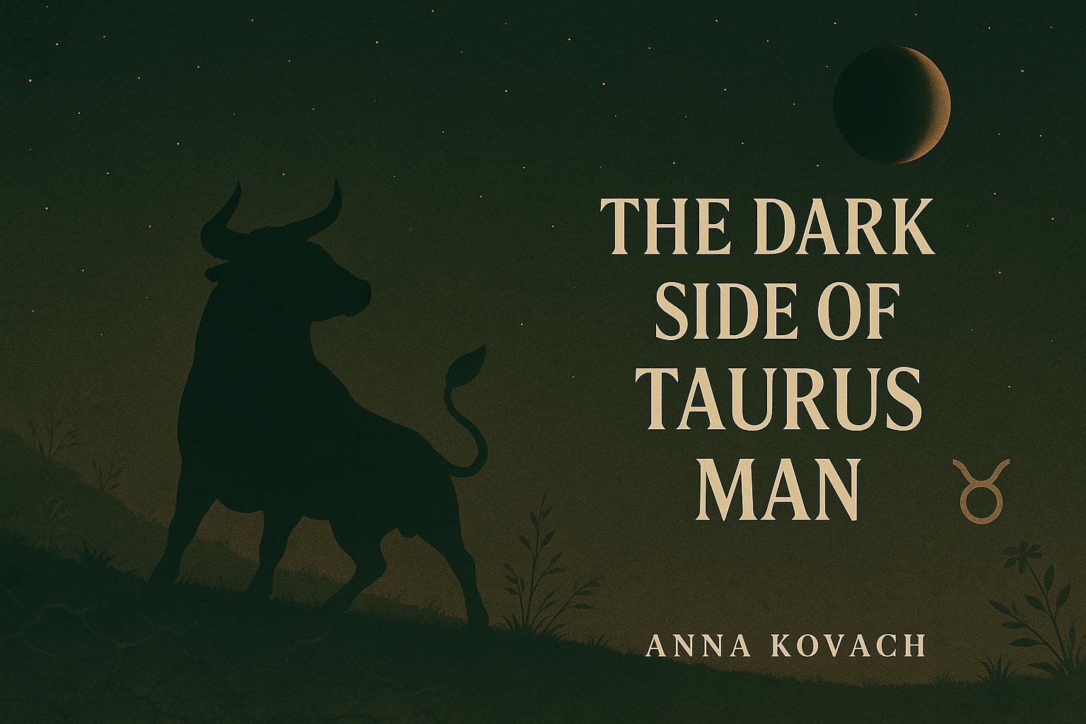 The Dark Side of the Taurus Man: 6 Brutal Truths You Need to Know