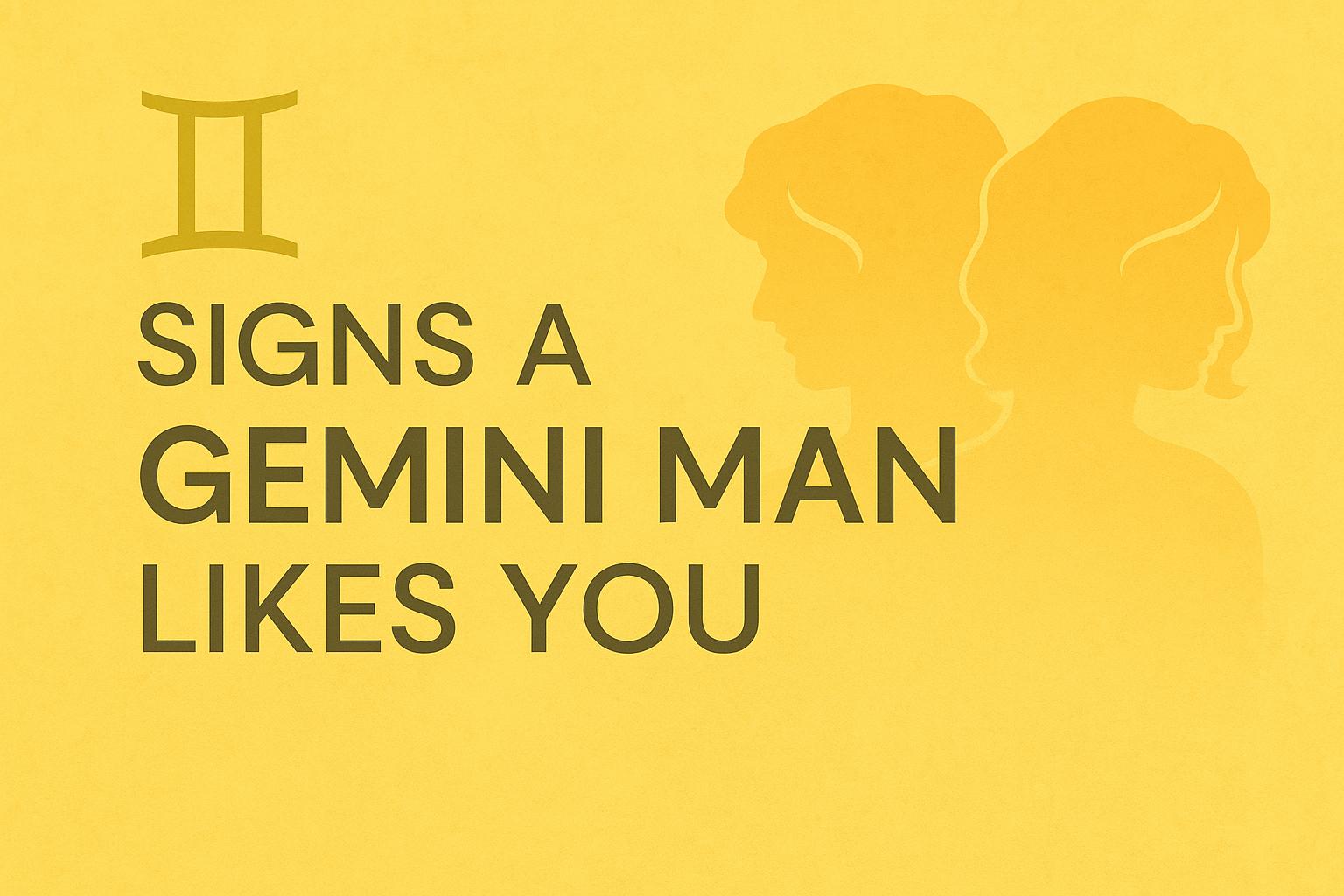 Signs a Gemini Man Likes You: 10 Ways to Tell ~ Anna Kovach