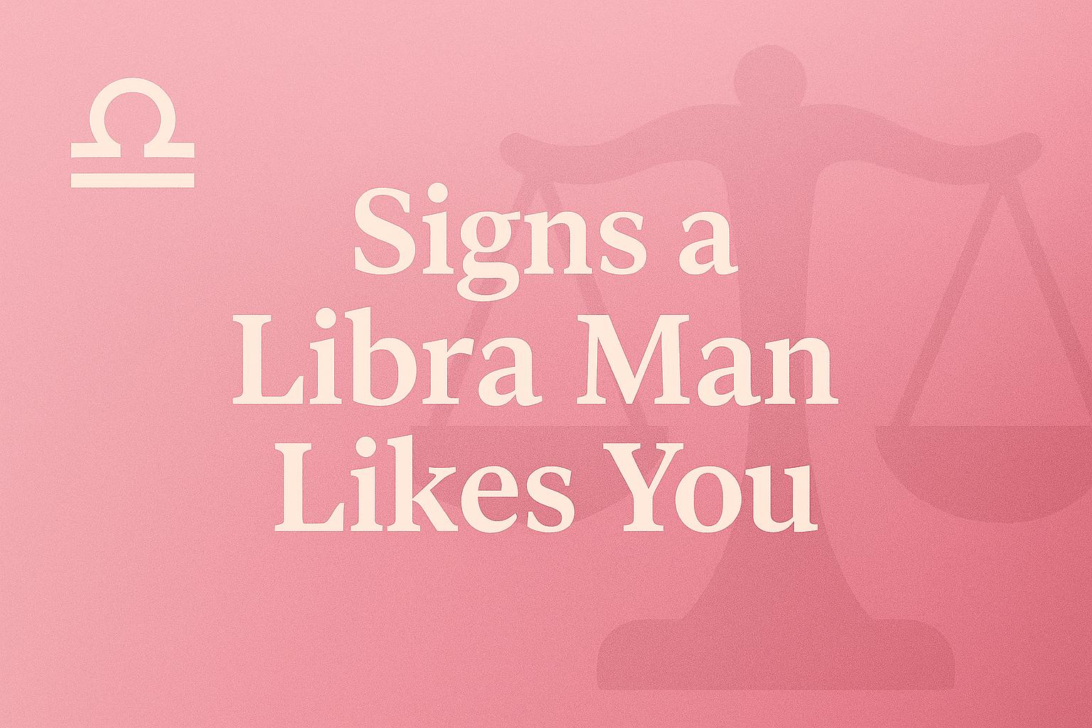 Signs a Libra Man Likes You: 10 Clues He’s Serious About You