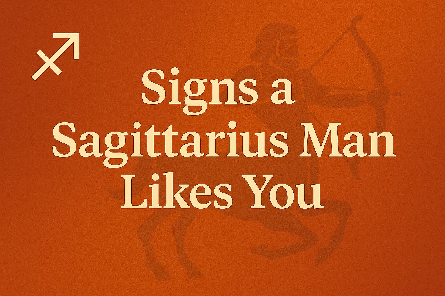 Signs a Sagittarius Man Likes You: 11 Ways He Shows It