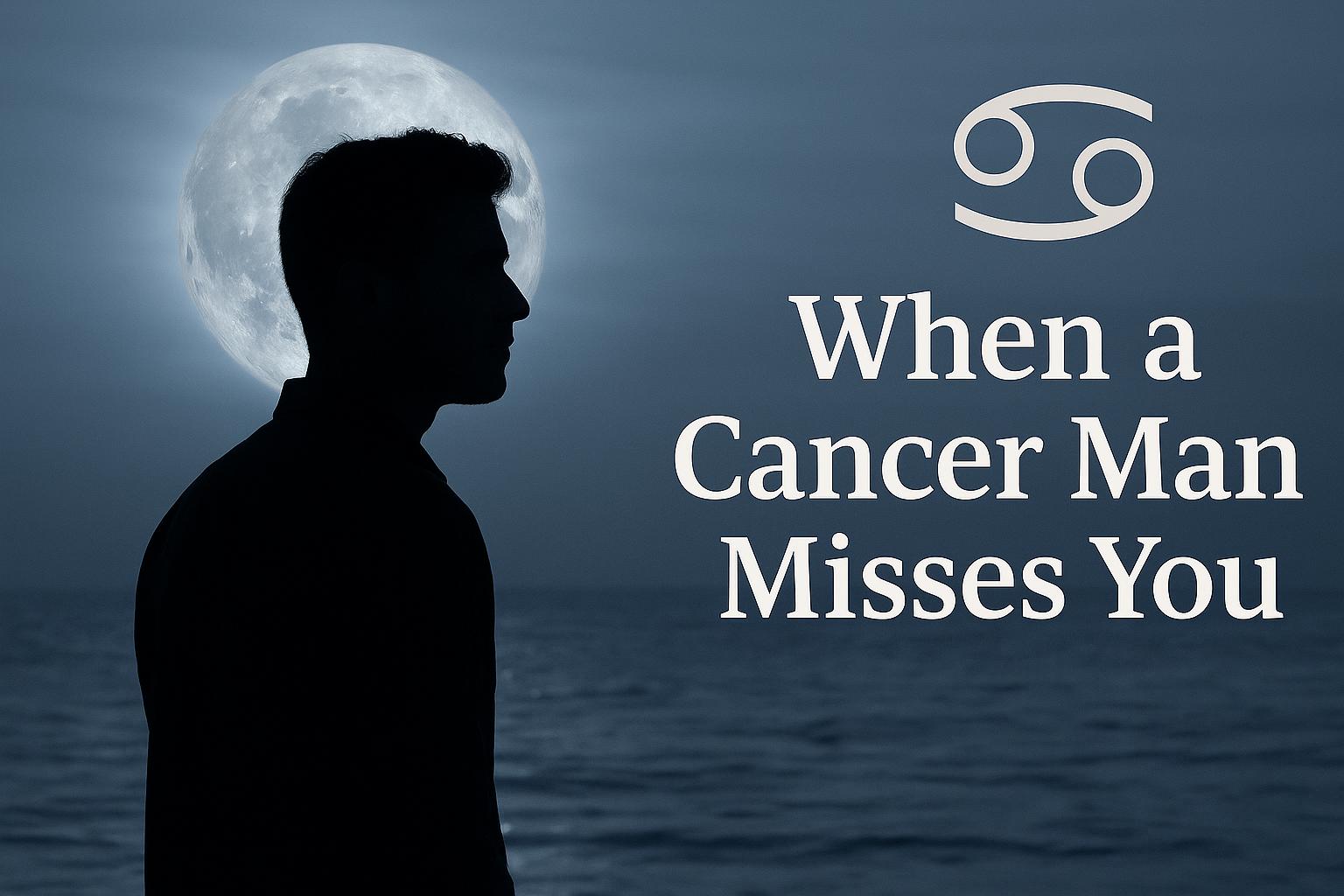 When a Cancer Man Misses You: 8 Powerful Signs of Longing