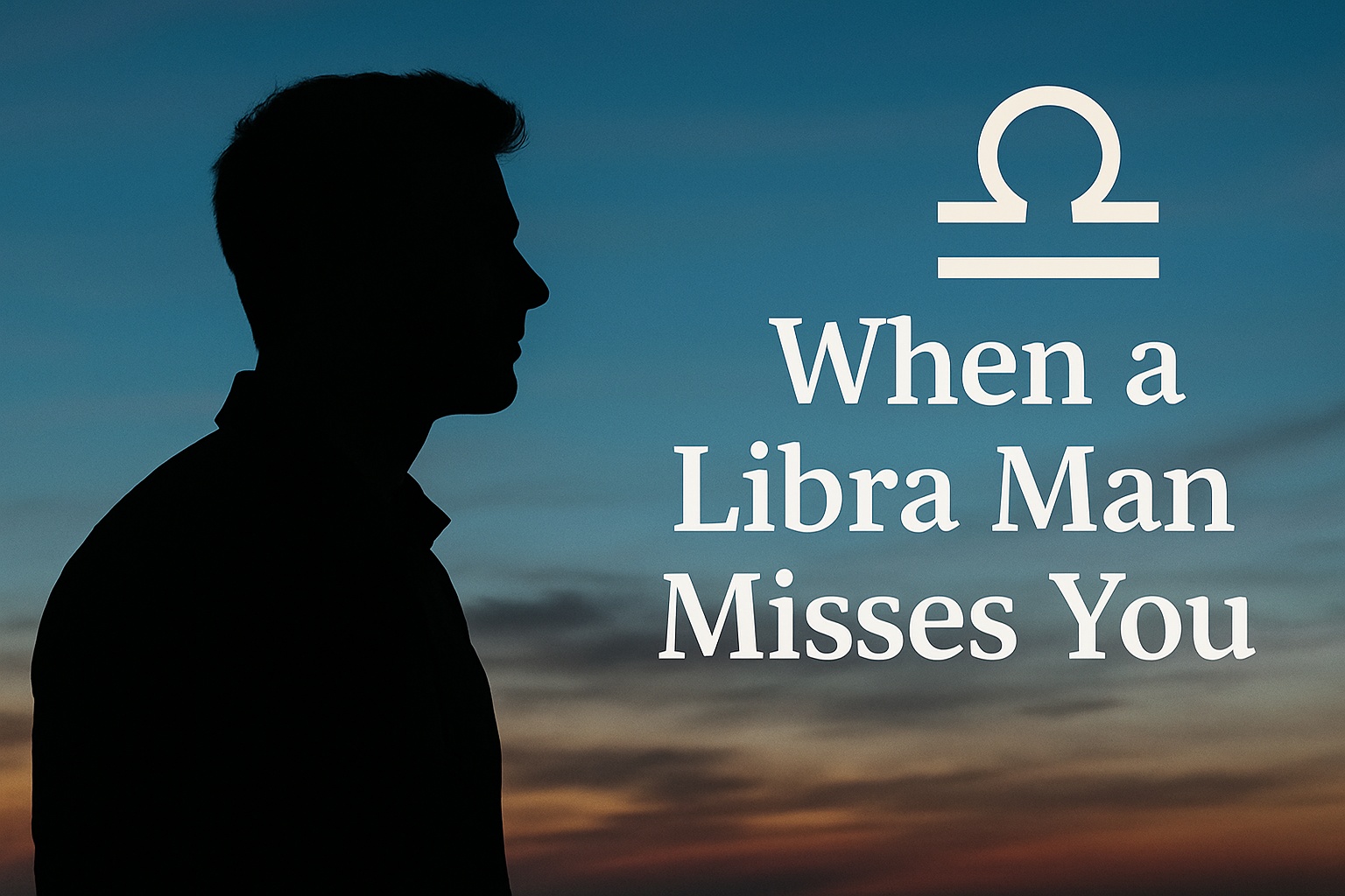 When a Libra Man Misses You: 9 Revealing Signs of Longing