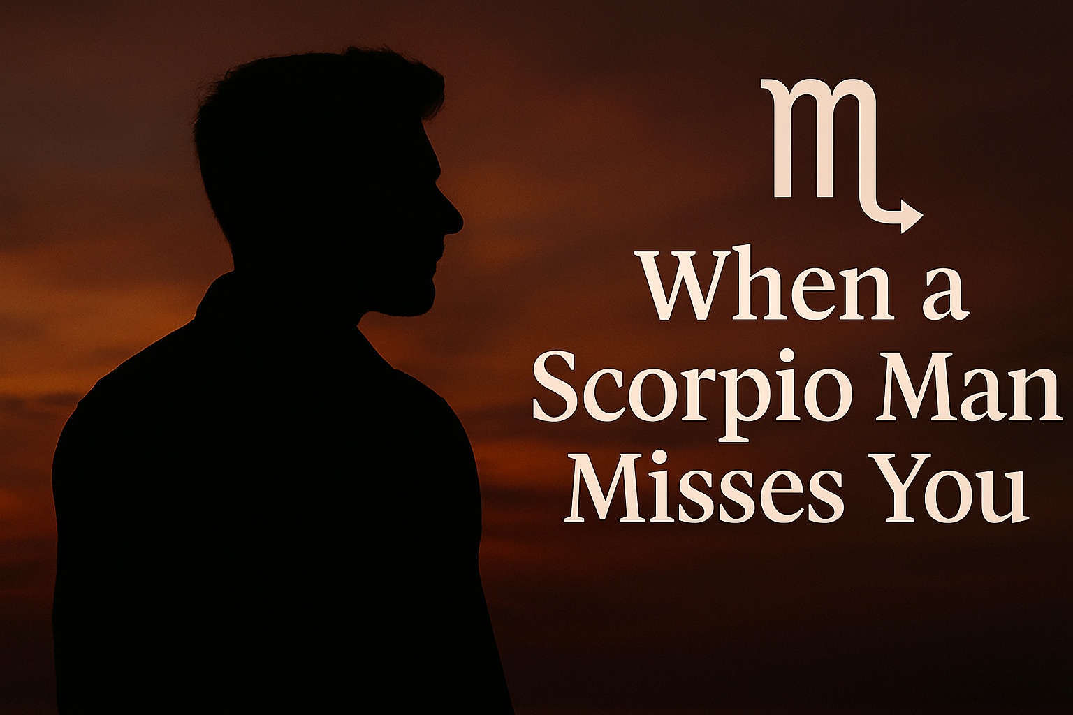 When a Scorpio Man Misses You » Anna Kovach