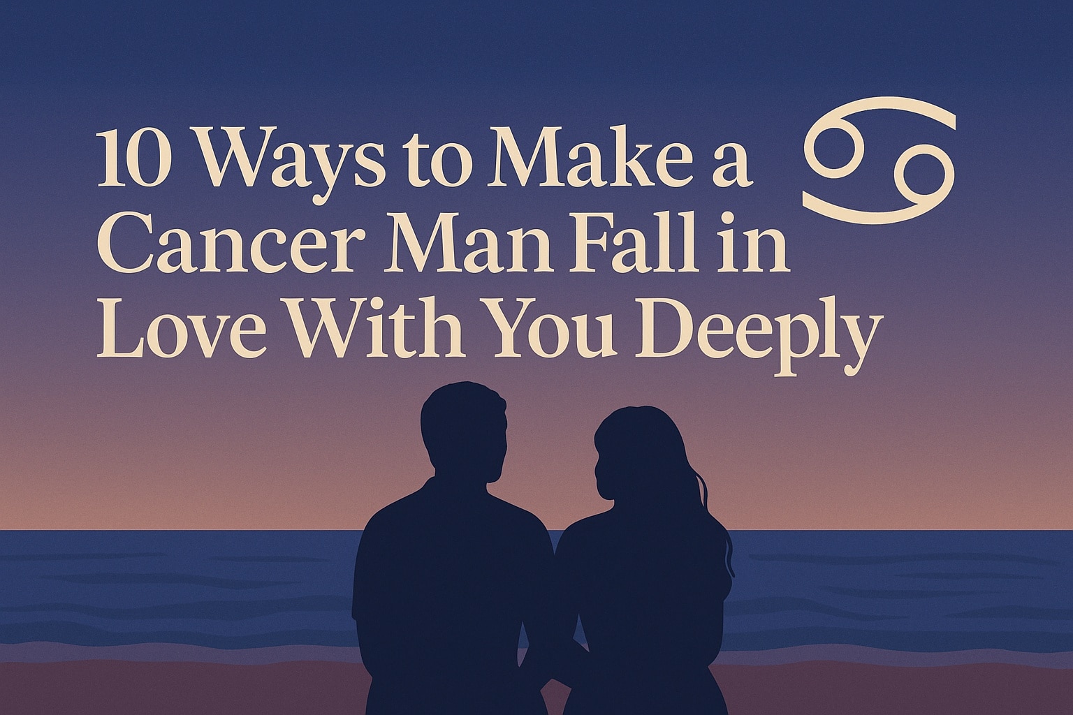 10 Ways to Make a Cancer Man Fall in Love With You Deeply