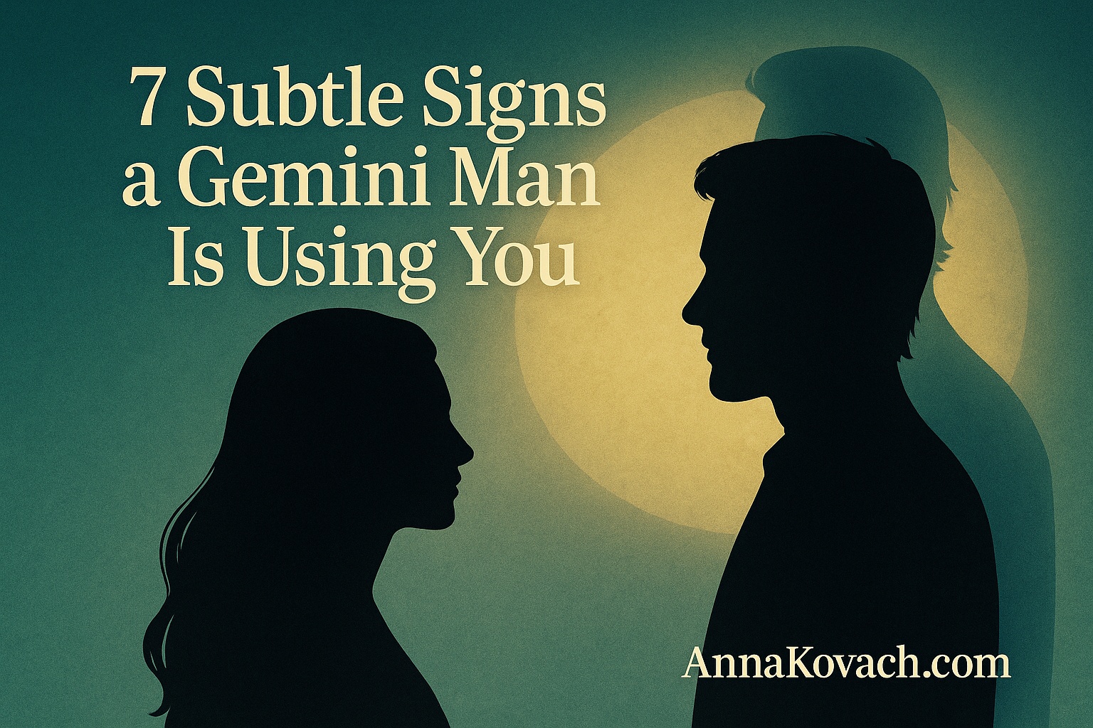 7 Subtle Signs a Gemini Man Is Using You (And Playing with Your Heart ...