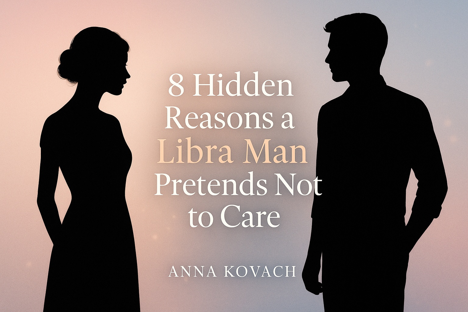 8 Hidden Reasons a Libra Man Pretends Not to Care ~ Anna Kovach