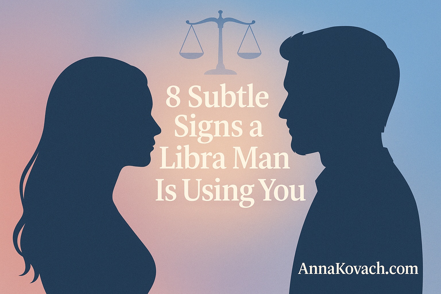 8 Subtle Signs a Libra Man Is Using You ~ Anna Kovach