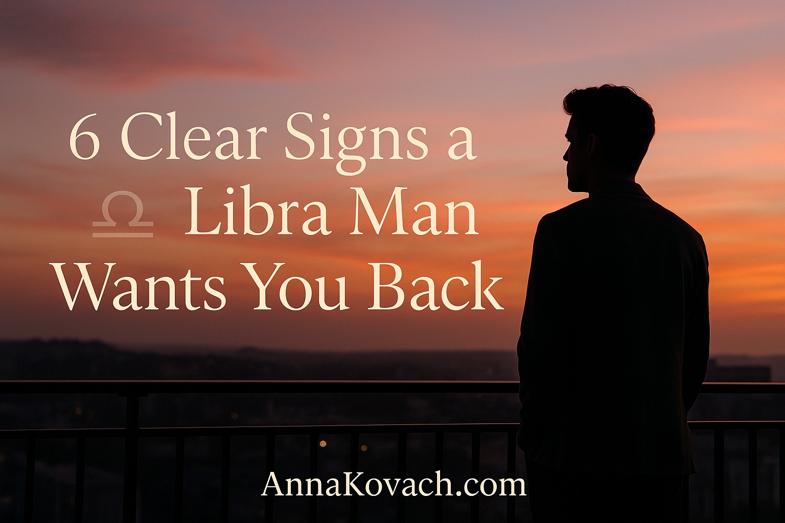 6 Clear Signs a Libra Man Wants You Back by Anna Kovach