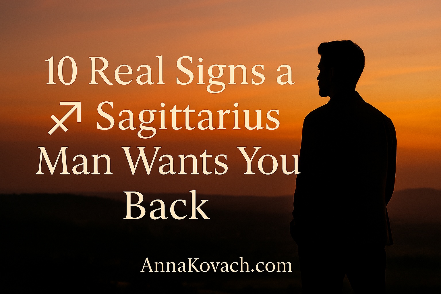 10 Real Signs a Sagittarius Man Wants You Back by Anna Kovach