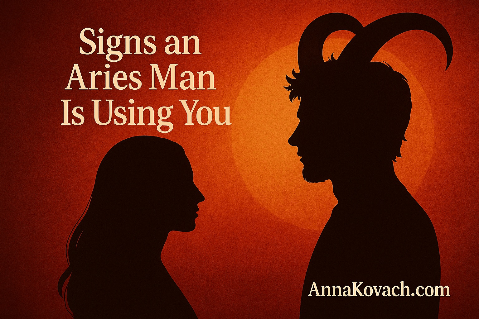 7 Clear Signs an Aries Man Is Using You ~ Anna Kovach